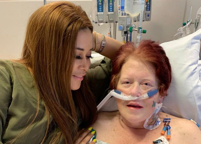 Adunni Ade shares pictures with mother on hospital bed - QED.NG