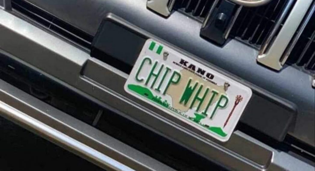Kano lawmaker causes stir with ‘Chip Whip’ number plate - QED.NG