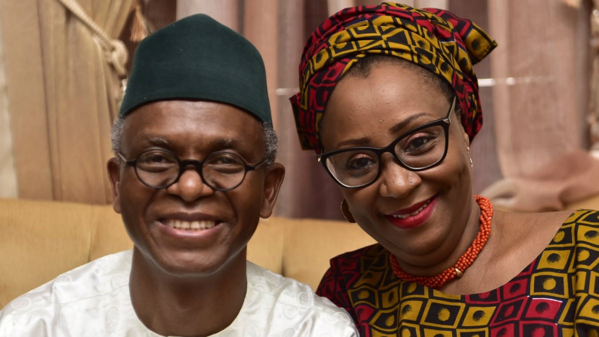 Nasir El-Rufai and wife Hadiza - QED.NG