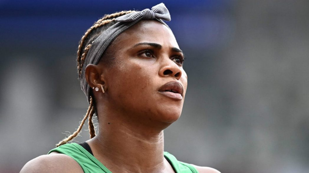 Blessing Okagbare shares rare photos of self wearing gele - QED.NG