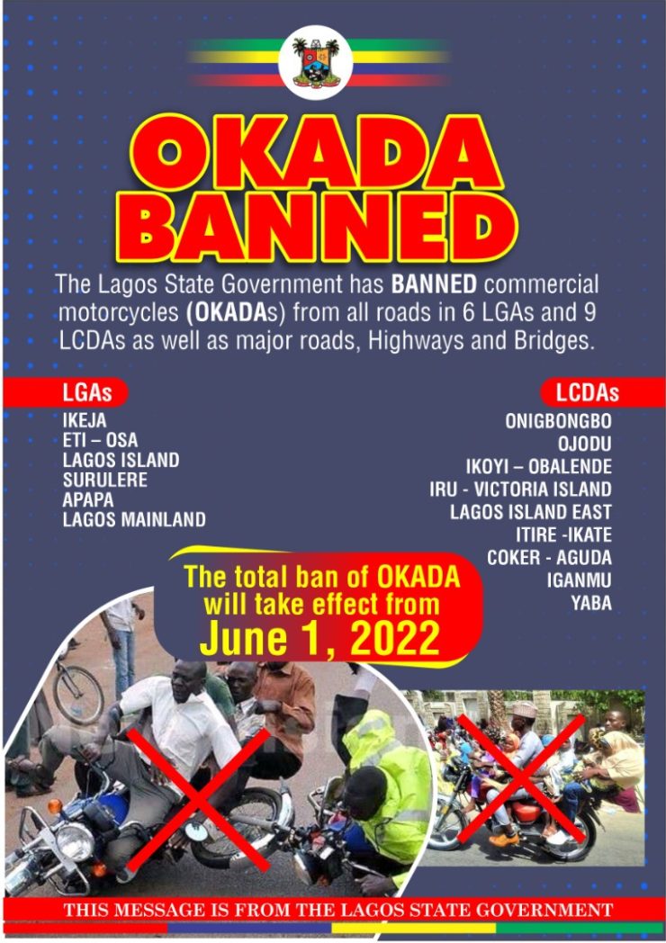 okada ban - QED.NG