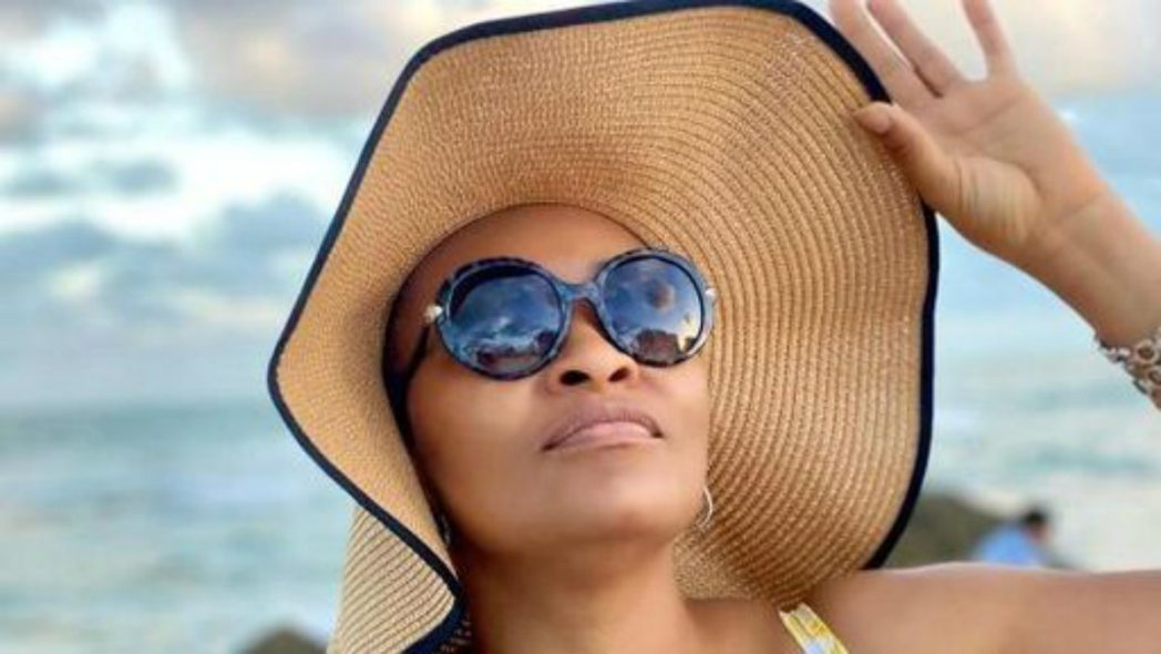 Doris Simeon poses in swimsuit to celebrate birthday - QED.NG