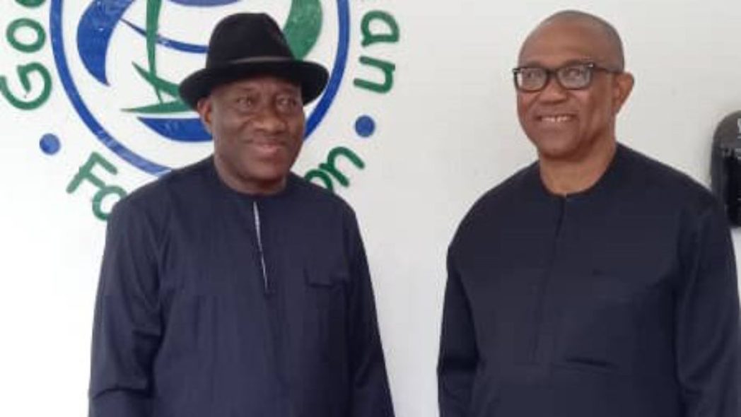 Peter Obi visits Jonathan - QED.NG