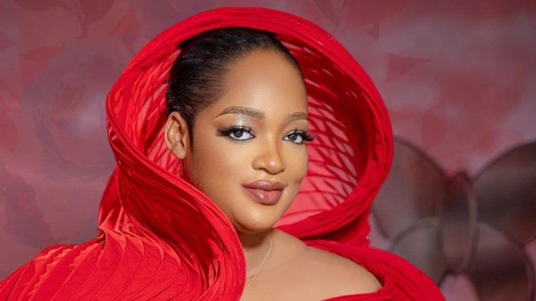 Olori Naomi Silekunola wears Cardi B-inspired red gown for Valentine’s ...