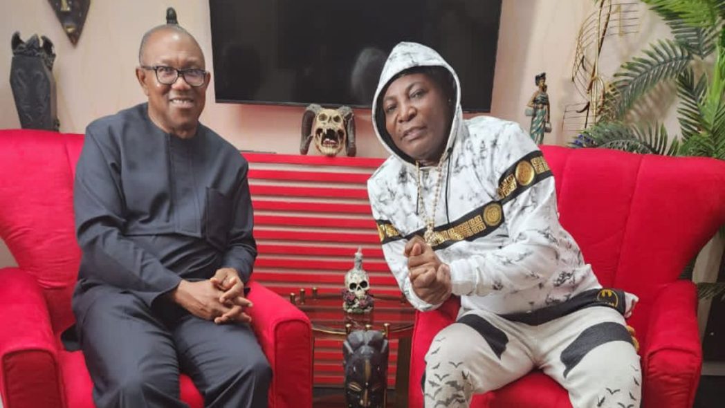 Peter Obi visits Charly Boy over prostate cancer battle - QED.NG