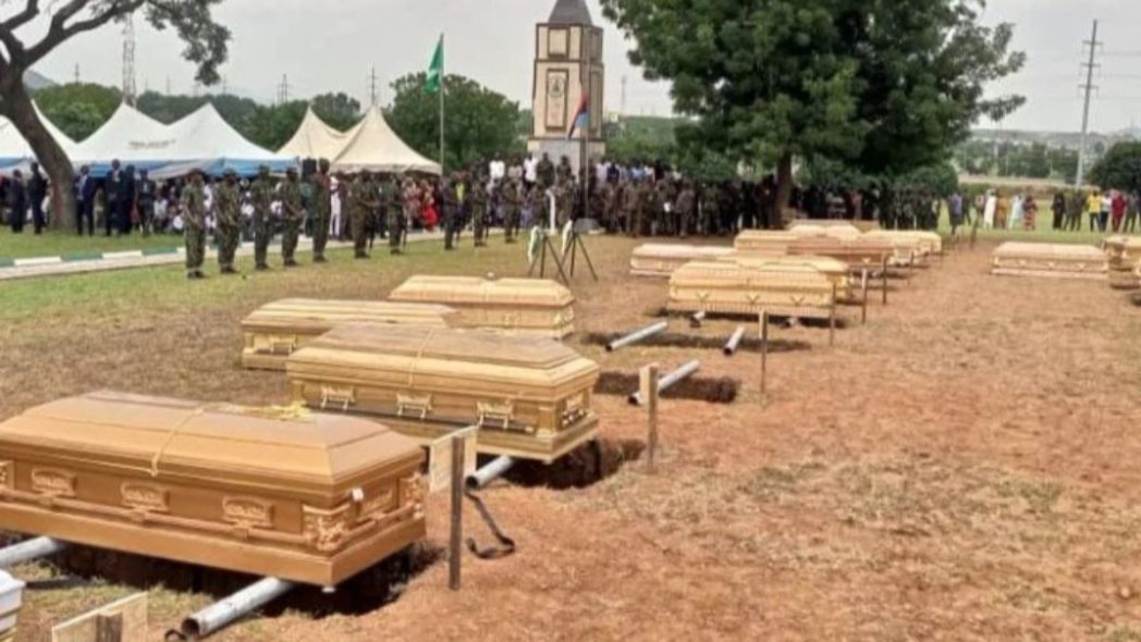 Armed Forces bury 20 personnel killed in Niger - QED.NG